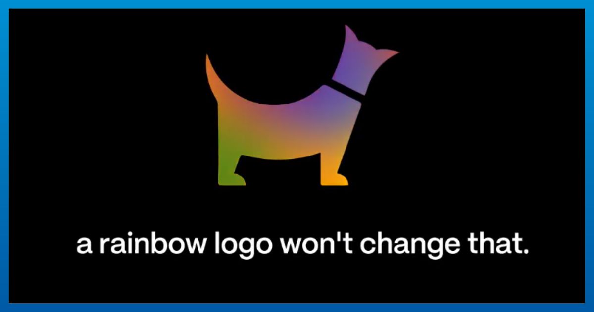 Supertails launches its latest campaign, 'A Rainbow Logo Won't Change That'